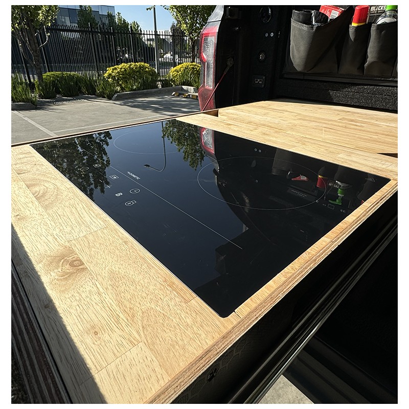 Dual Dometic Induction Cooker with Cutlery Tray Set (Built into Dra...