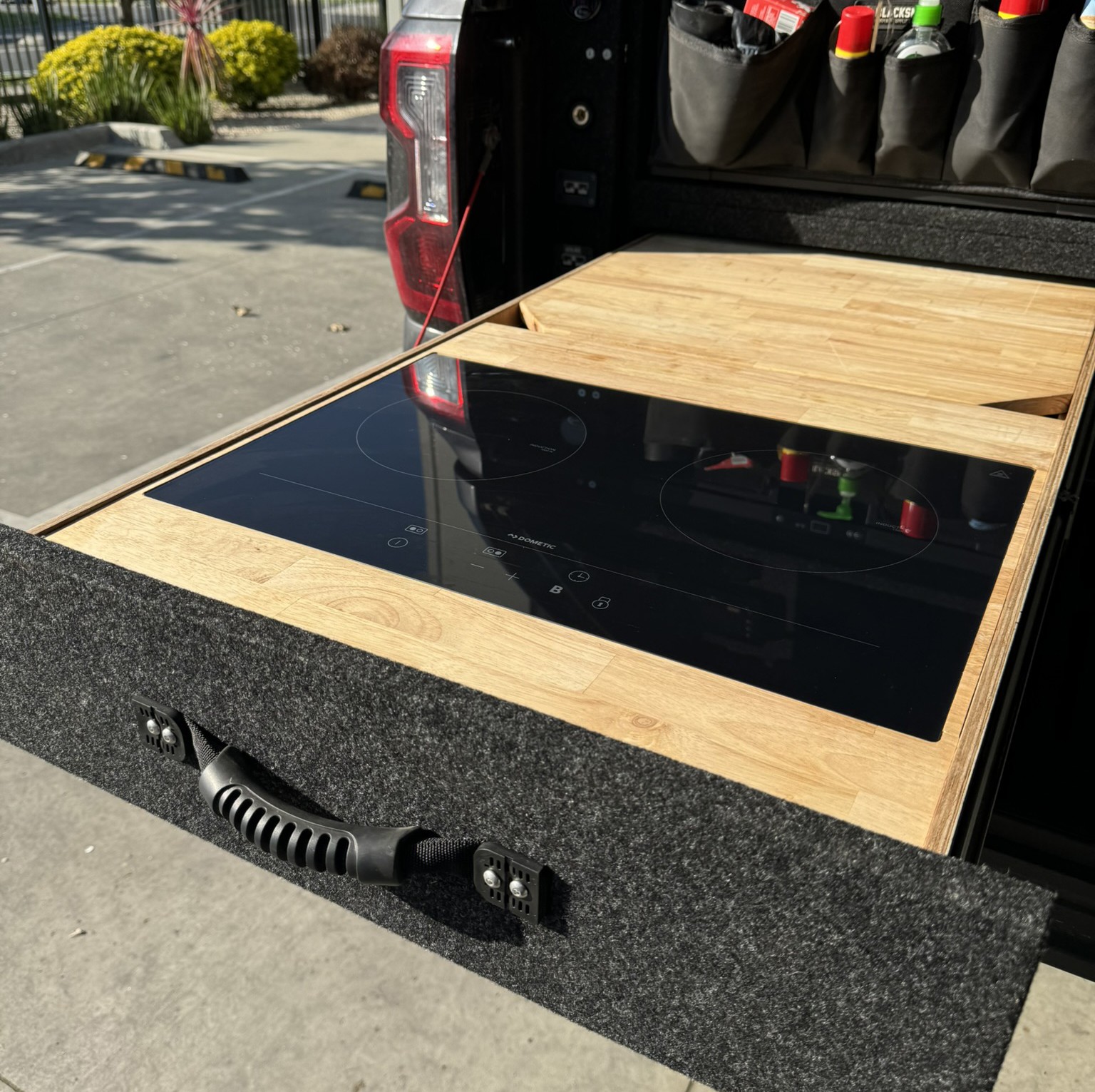 Single Dometic Induction Cooker with Cutlery Tray Set (Built into D...